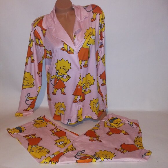 Simpsons | Intimates & Sleepwear | The Simpsons Pajama Set Top Bottom ...